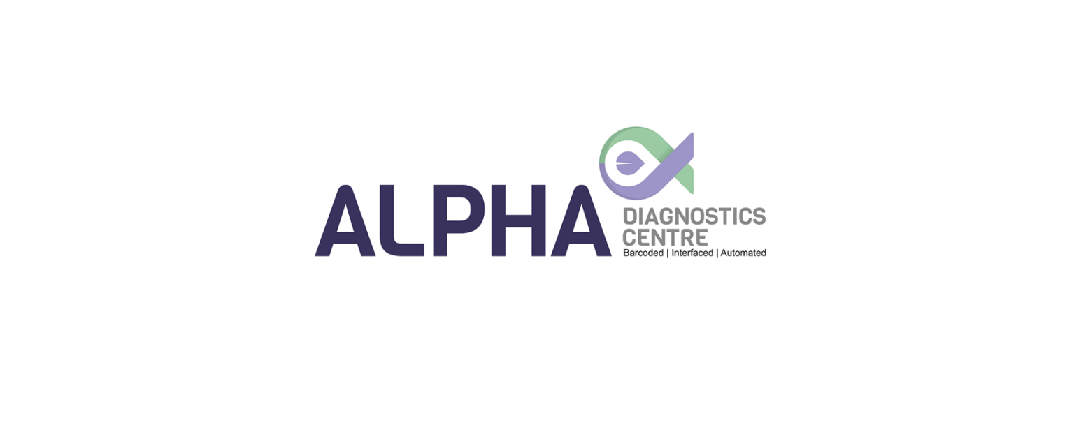 Alpha Diagnostics Centre | Logo & Brand Identity - Designpluz