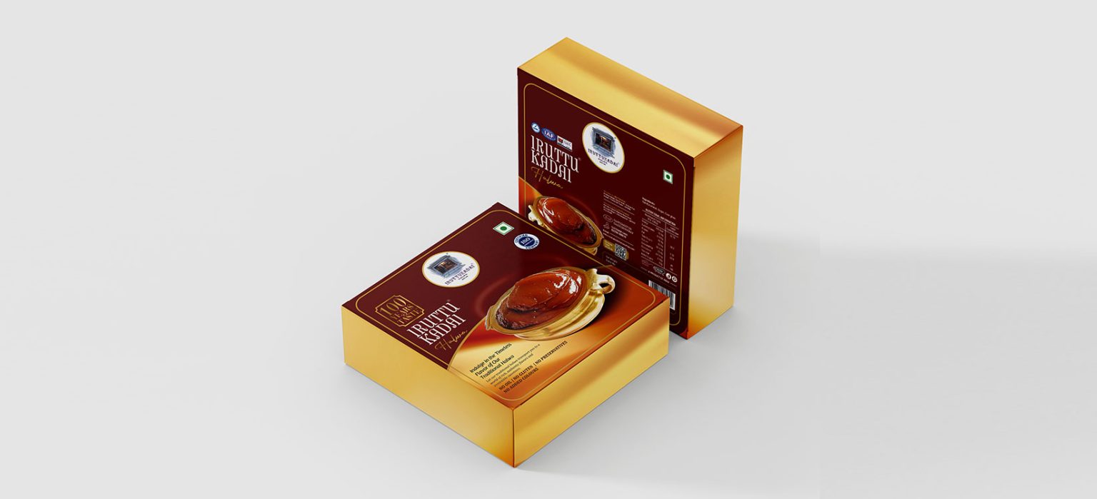Iruttukadai Halwa | Premium Packaging Design - Designpluz